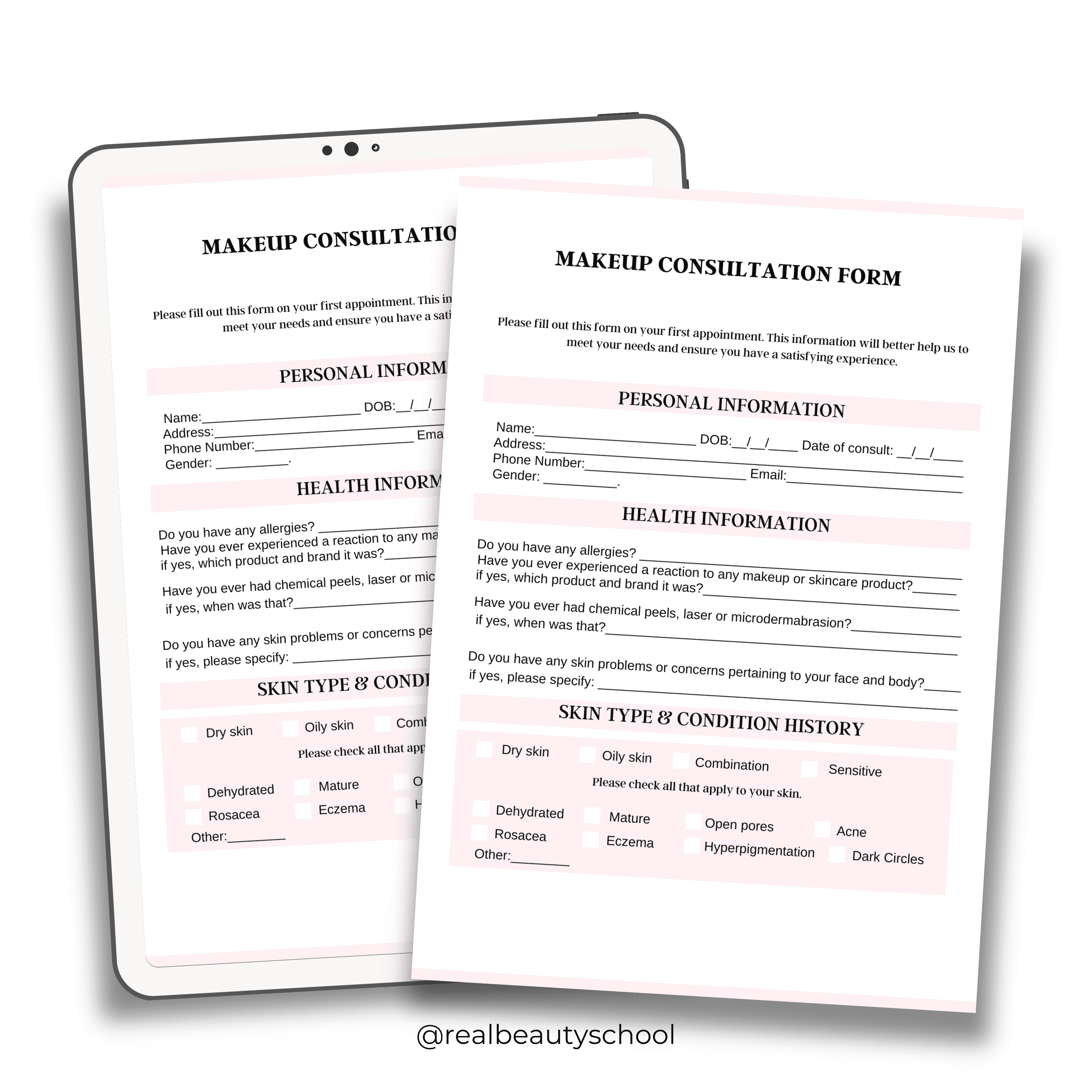 Freelance Makeup Artist Contract Template By A MUA PDF Form Real 
