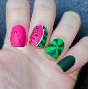 37 Jaw-Dropping Watermelon Nail Designs You Need to Try This Summer ...