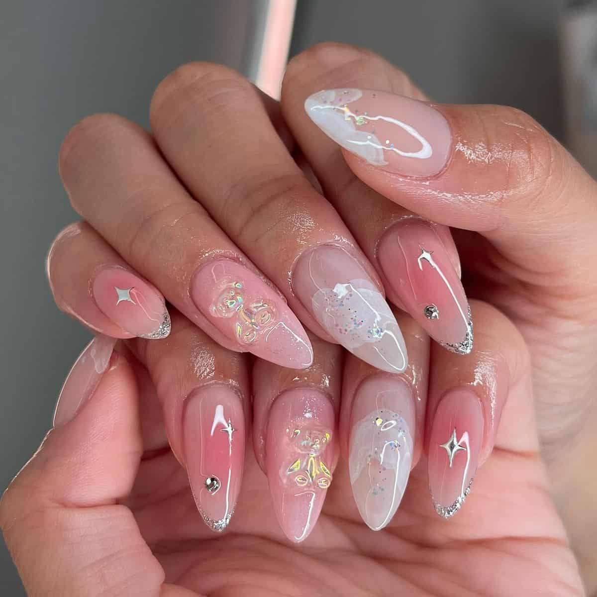 20 Gorgeous Blush Nail Design Ideas (to recreate) - Real Beauty School