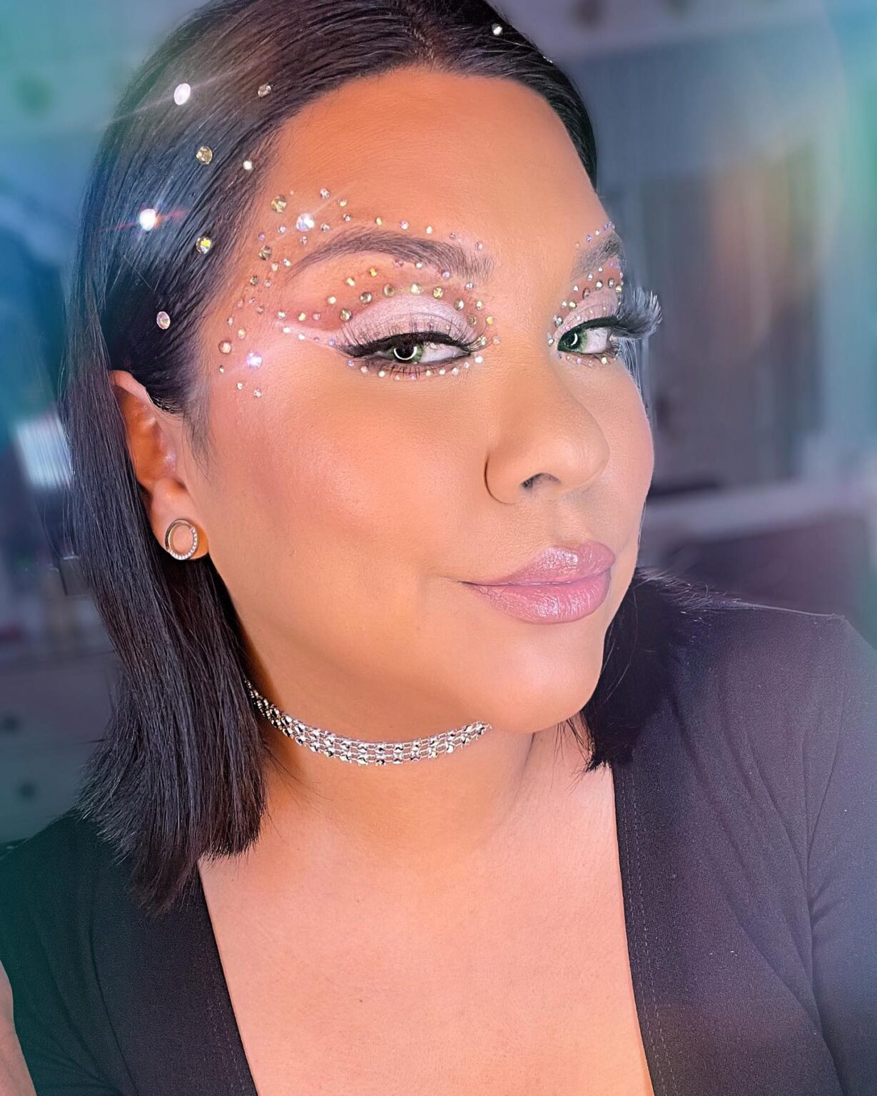 How to Add Rhinestones to Your Makeup Look + Stunning Ideas - Real ...