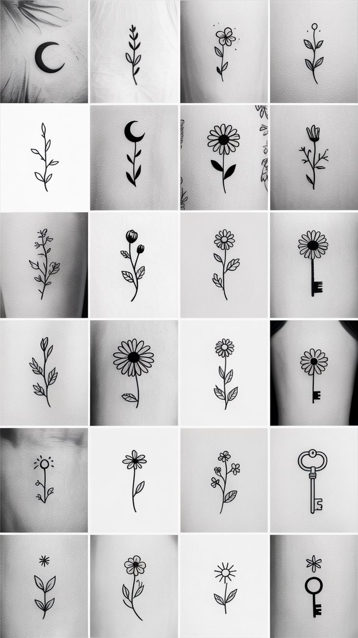 40+ Minimalist Tattoos That Are Small, Stylish, and Seriously Adorable ...