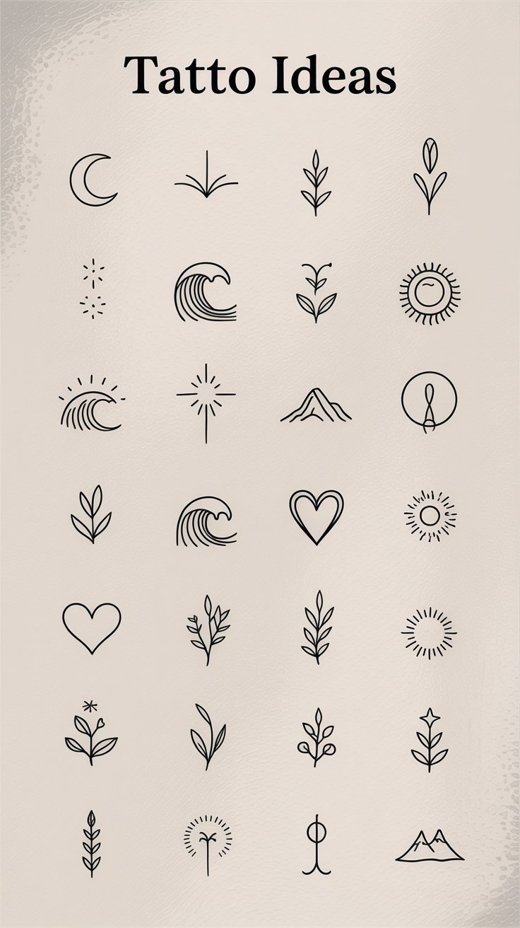 40+ Minimalist Tattoos That Are Small, Stylish, and Seriously Adorable ...
