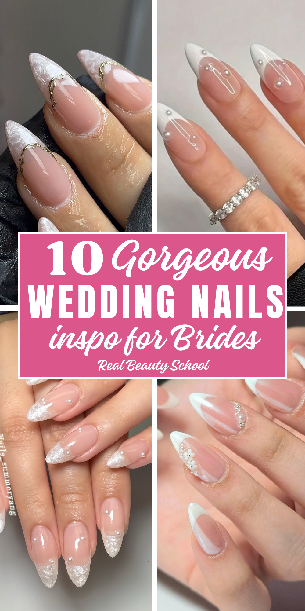 10 Best Wedding Nails Inspo for Brides - Real Beauty School