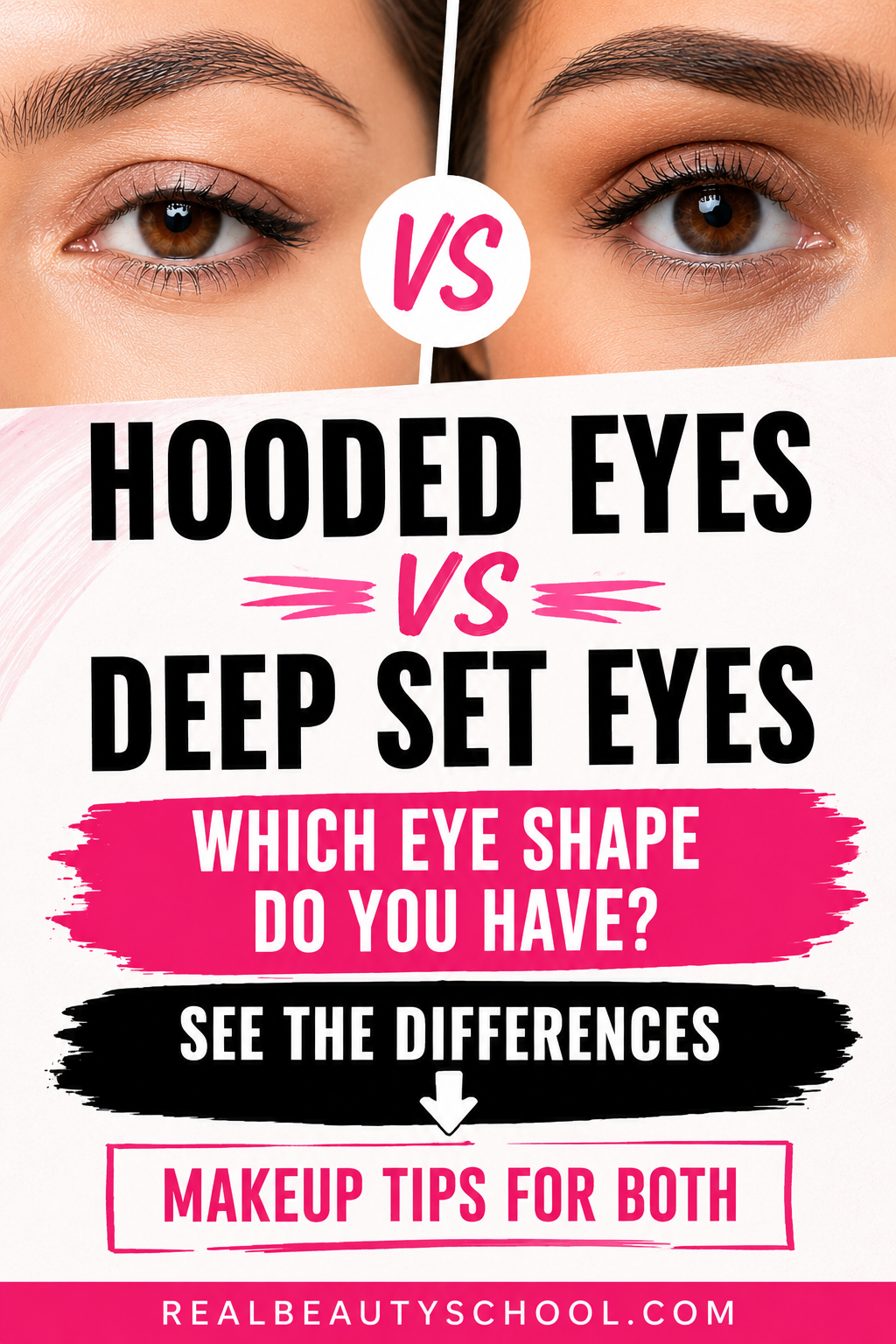 Hooded Eyes vs Deep Set Eyes: What's the Difference? - Real Beauty School