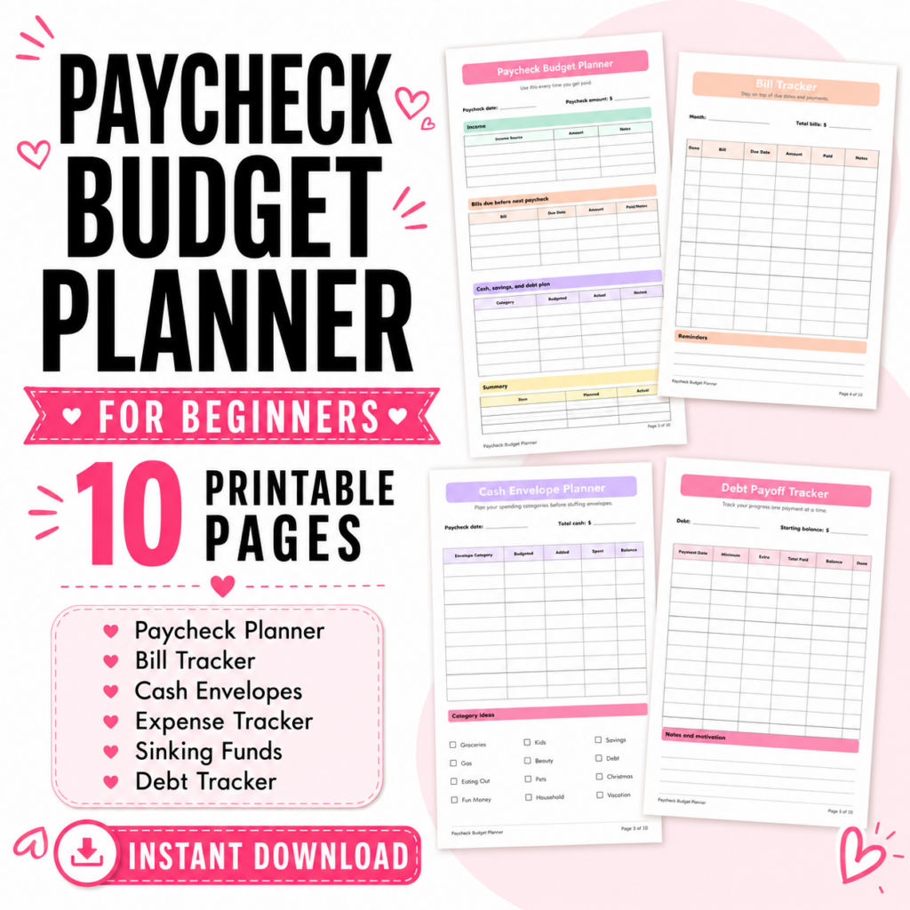 How to Use a Paycheck Budget Planner for Beginners - Real Beauty School